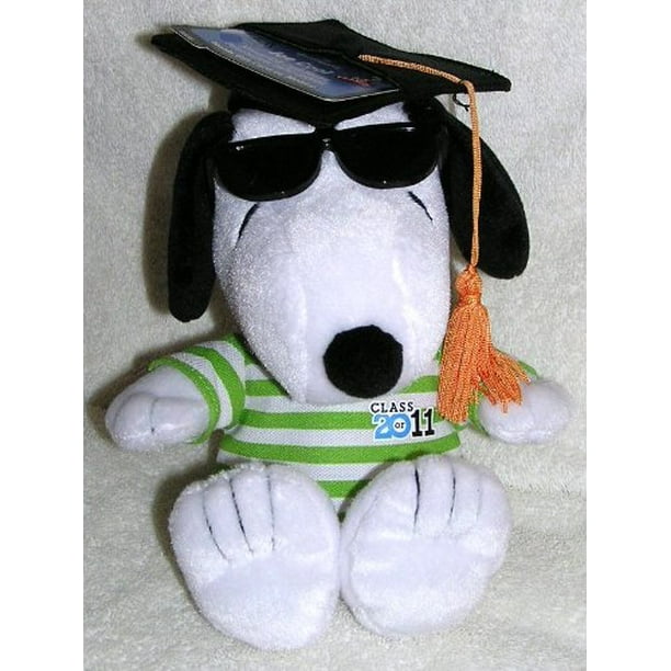 Hallmark Peanuts Joe cool 2011 graduate 10" Snoopy Plush graduation ...