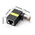 Ethernet Extenders RJ45 Ethernet Adapters Right Angled Design ...