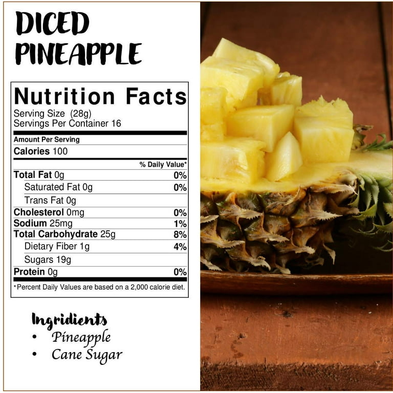 Diced Pineapple Fruit