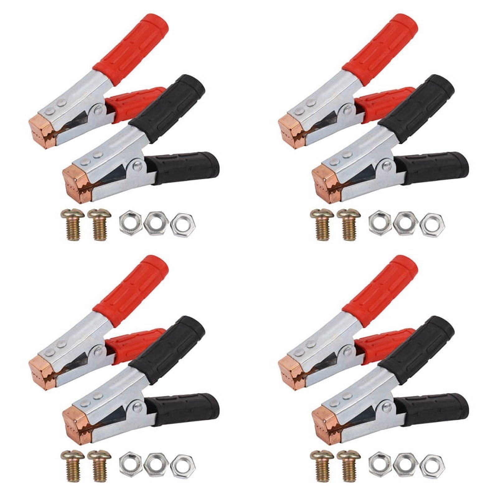 8 Pinzas de Cocodrilo PESADAS PESADAS Prueba de Batería de Cobre Pinzas de Cocodrilo | Bodega ...