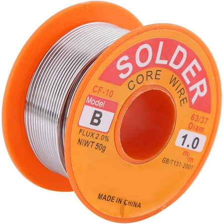 1.0mm 50g 63/37 Rosin Core Solder, Wire Flux 2% Tin Solder, Welding ...