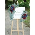 Artificial Navy Blue Wedding Arch Flower Swags Set of 2 for Wedding ...