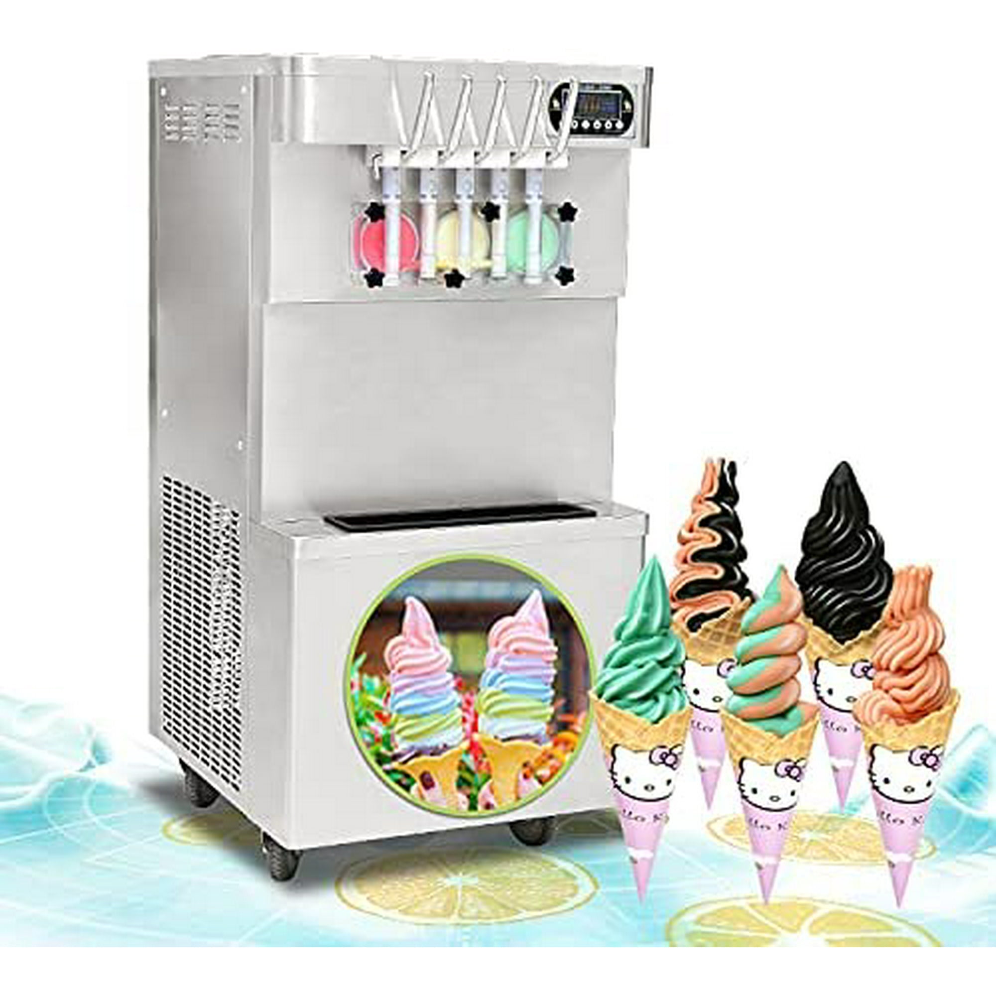 Click here for Kolice Commercial 5 Flavors Soft Ice Cream Machine... prices