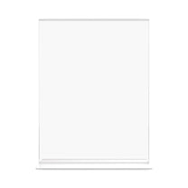 Deflecto Classic Image Double-Sided Sign Holder, 8.5 x 11 Insert, Clear ...