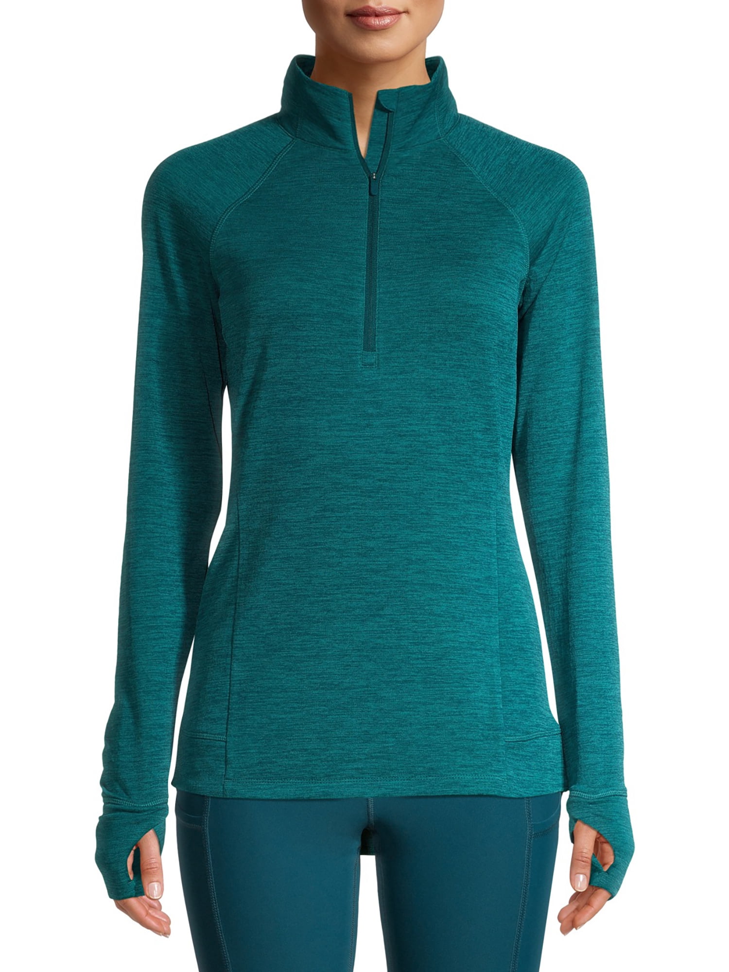 Avia Womens Active Textured 1 4 Zip Pullover
