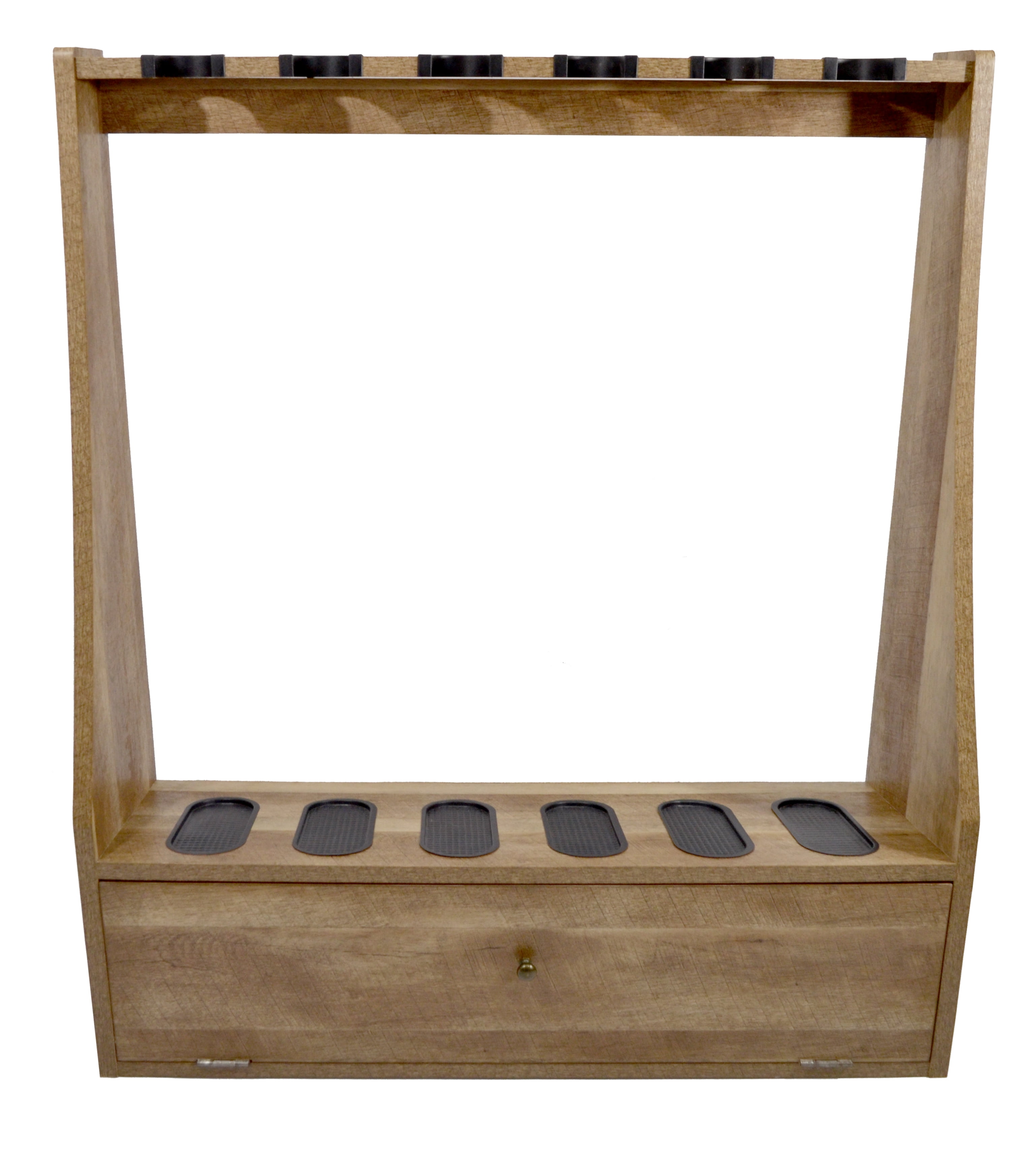 Old Cedar Outfitters Distressed 6 Gun Floor Rack with Compartment ...
