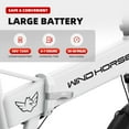 WINDHORSE Smart E Bike for Adults, 48V 13AH Foldable Electric Bike with ...