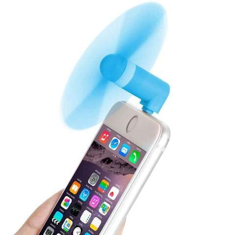 Mini Fan for iPhone, Simyoung Portable Cooling Fan for iphone ipad IOS ...