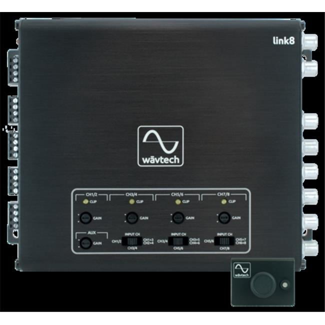 Wavtech LINK8 8 Channel Line Output Converter with Summing & Remote ...