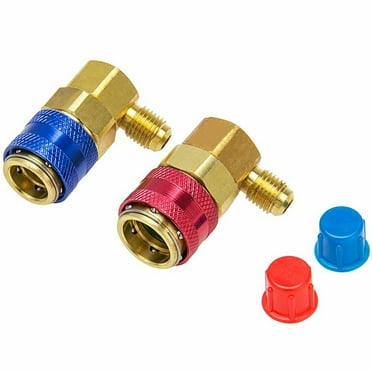 VIVOHOME AC R134a Refrigerant Quick Coupler Adapter Kit HVAC Adjustable ...