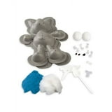 Fuzzeez Felt Kit-Husky Dog - Walmart.com