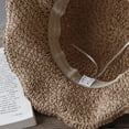 duwiikab Straw Hat Hand-Knitted Natural Straw Wide Brim UV Protection ...