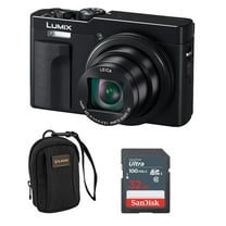 Panasonic Lumix ZS99 Digital Camera (Black) - Walmart.com