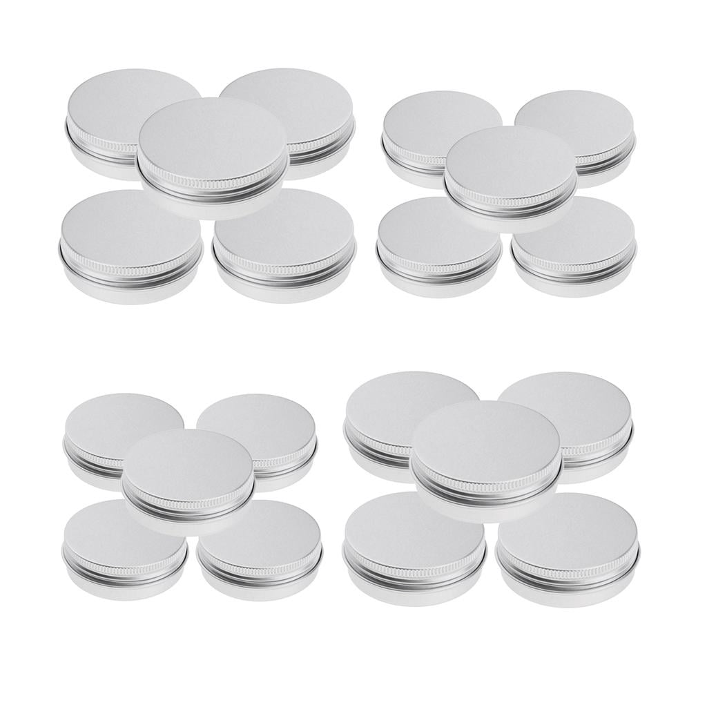 2x Envases de frascos de aluminio de 40 ml / 100 ml, pequeñas ...