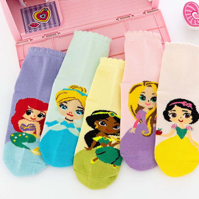 Click here for Womensocksonsale 5 Pairs Cartoon Baby Girl Socks S... prices