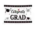 2026 Graduation Decorations Red and Black Graduation Photo Banner Wall ...