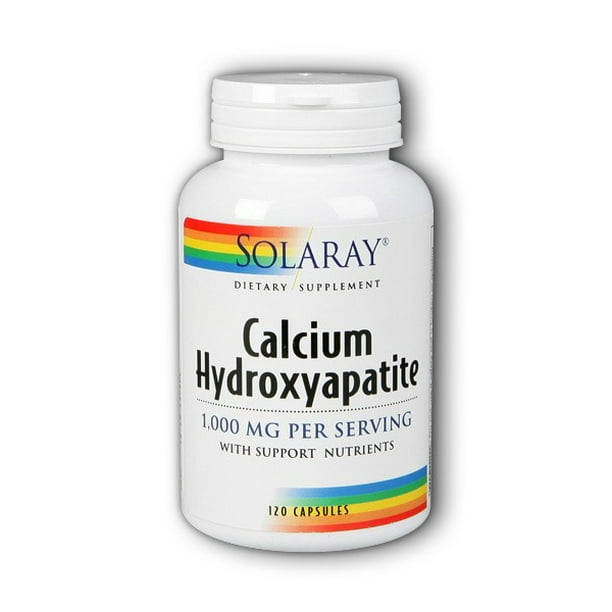 Solaray Calcium Hydroxyapatite 1000mg | Highly Advanced Calcium ...