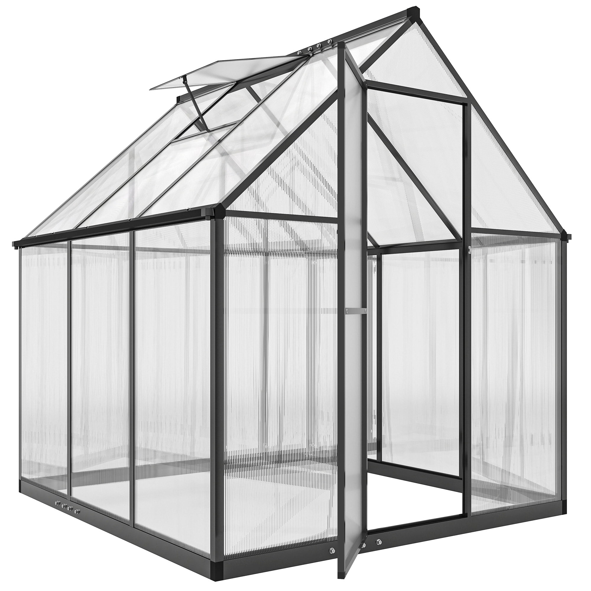 Click here for Outsunny Polycarbonate Greenhouse Walk-In Greenhou... prices