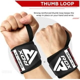RDX Weight Lifting Wrist Wraps Support, IPL USPA Approved, Elasticated Pro 18 Cotton Straps ...