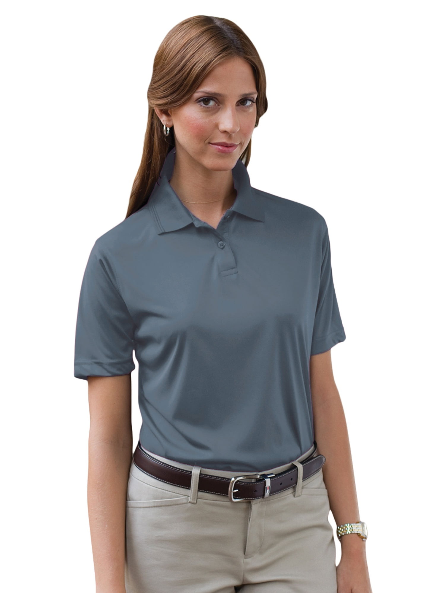 Jonathan Corey Women's Pique Polo Shirt - Walmart.com
