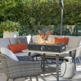 Only Fire 28" Tabletop Smokeless Gas Fire Pit with Bottom Air Intake ...