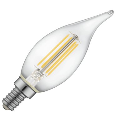 GE crystal clear 60 watt blunt tip 6-pack - Walmart.com