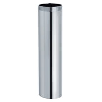 Threaded Tube 1-1/2" x 6" Brass 17-Gauge Chrome Tube for Sink Drain ...