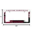 South Carolina NCAA Gamecocks (Set of 2) Chrome Metal License Plate ...