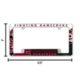 South Carolina NCAA Gamecocks (Set of 2) Chrome Metal License Plate ...