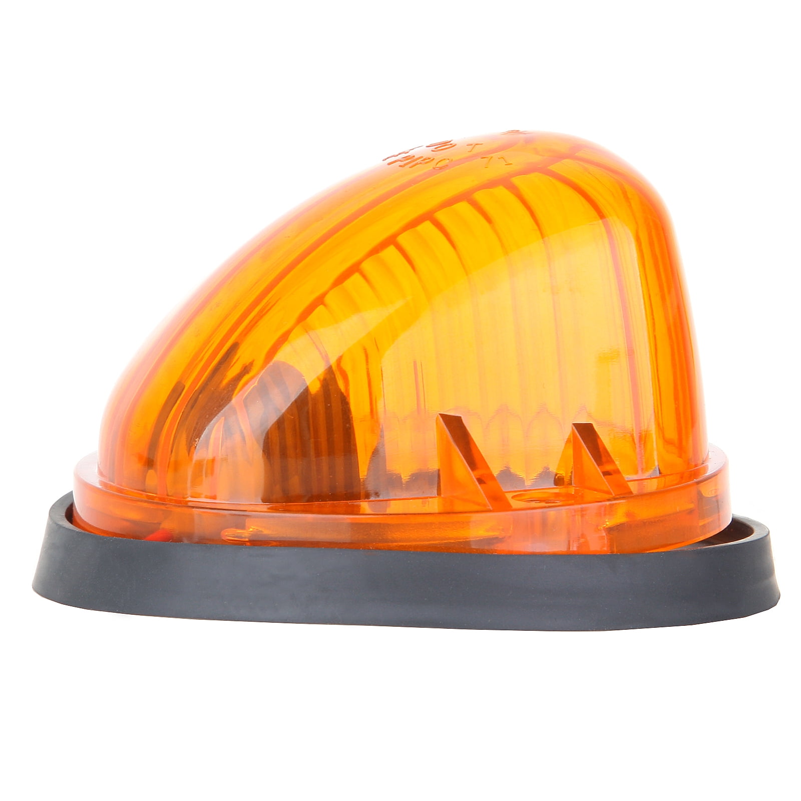 CCIYU 5x Amber 1313A Cab Marker Round Light Cover + White T10 6000K 6 ...