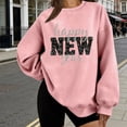 Aellinatey Women's Holiday Themed Sweatshirt Long Sleeve Happy New Year ...