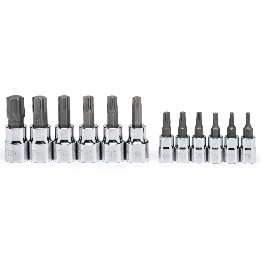 Crescent CBSS2 1/4" & 3/8" Drive 12 Piece Torx Bit Socket Set - Walmart ...