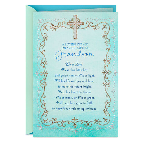 Silver Cross Religious Baptism Card For Grandson Walmart Silver Cross Religious Baptism Card For Grandson Walmart