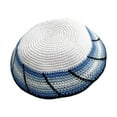 Ethnic Muslims Men Prayer Hat Crocheted Kippah Kufi Hat Comfortable ...