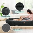 Human Bed for Adult - Luxury Faux Giant Size Bed with Portable Handle ...