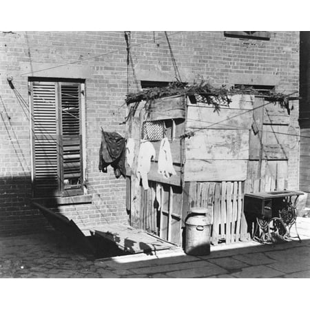 Nyc: Tenement Life, 1897. /Na Sukkah, The Ritual Structure For The ...