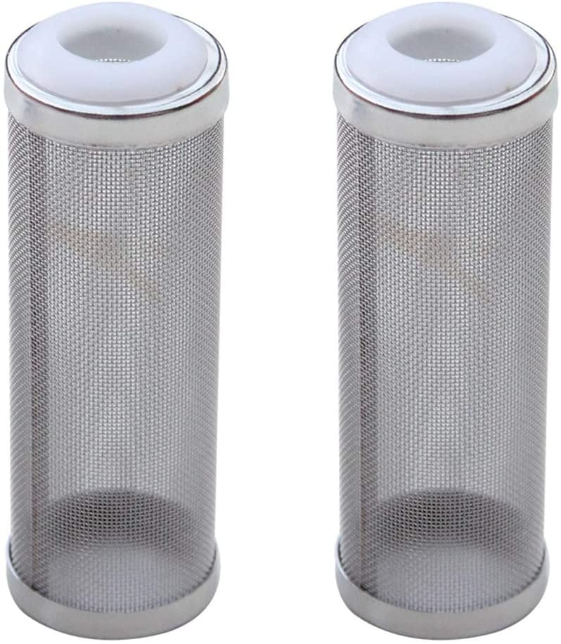 2 Pieces Aquarium Tank Filter Aquarium Intake Filter 12 mm Stainless ...