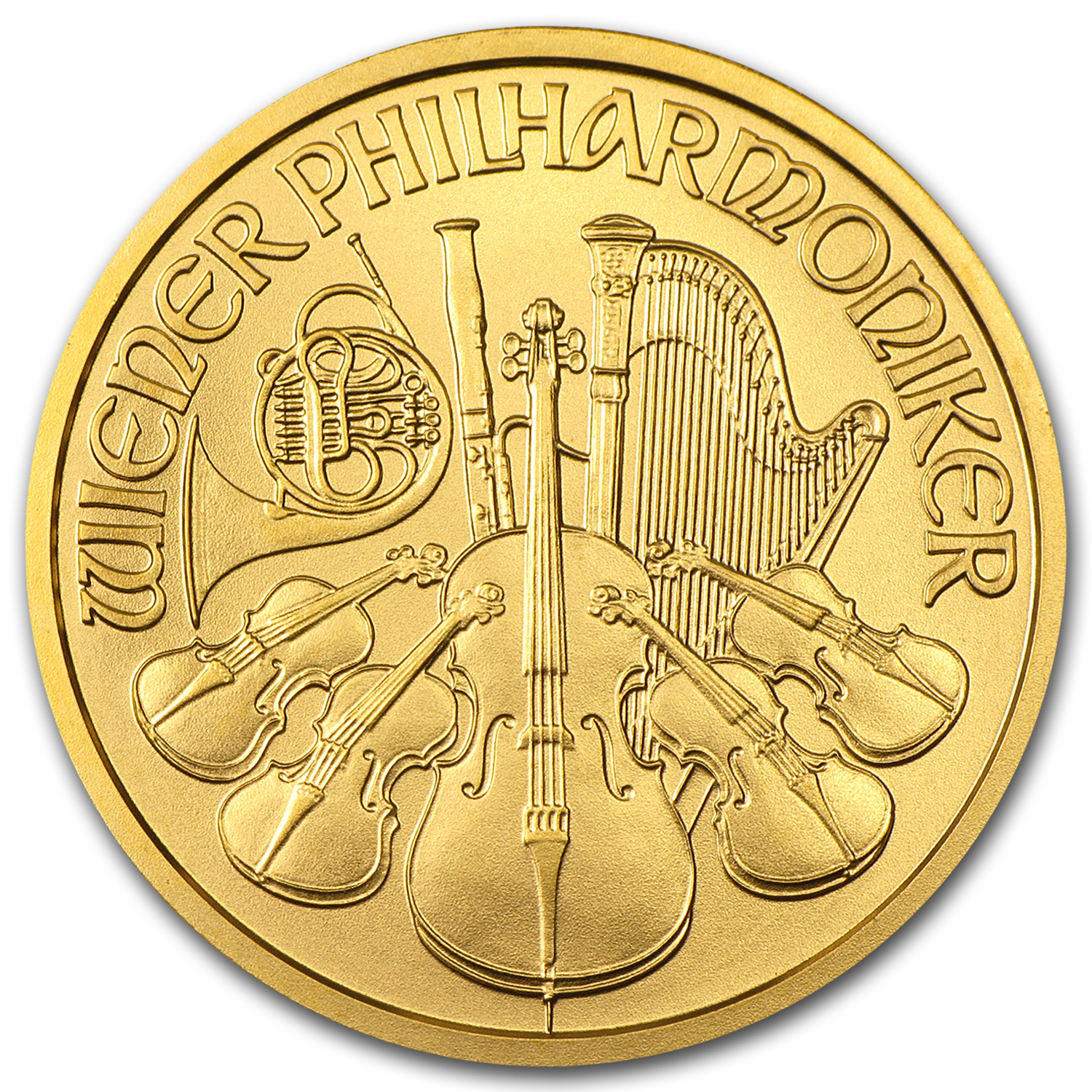 Austrian Mint - Austria 1/2 oz Gold Philharmonic BU (Random Year ...