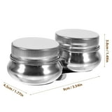 2 Pcs Stainless Steel Oil Paint Mixing Pot Brush Painting Supplies ...