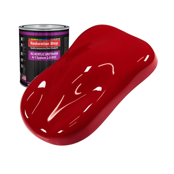 Restoration Shop - Quarter Mile Red Acrylic Urethane Auto Paint - Quart ...