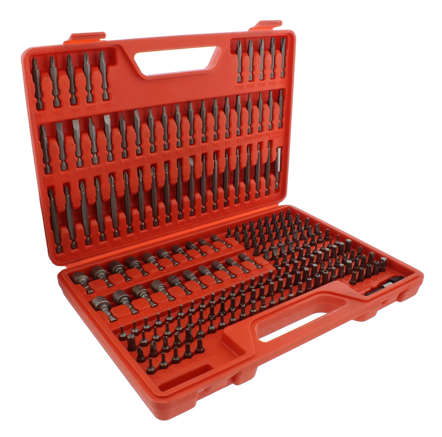 ABN Screwdriver Bit 208-Piece Set – Power Drill Bits Nut Driver Tamper ...