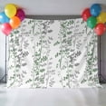 Green and Grey Leaf Photography Backdrop 10x8FT, Abstract Farmhouses ...