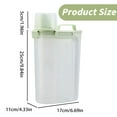 1-Pack 3L Airtight Food Storage Container with Measuring Cup ...