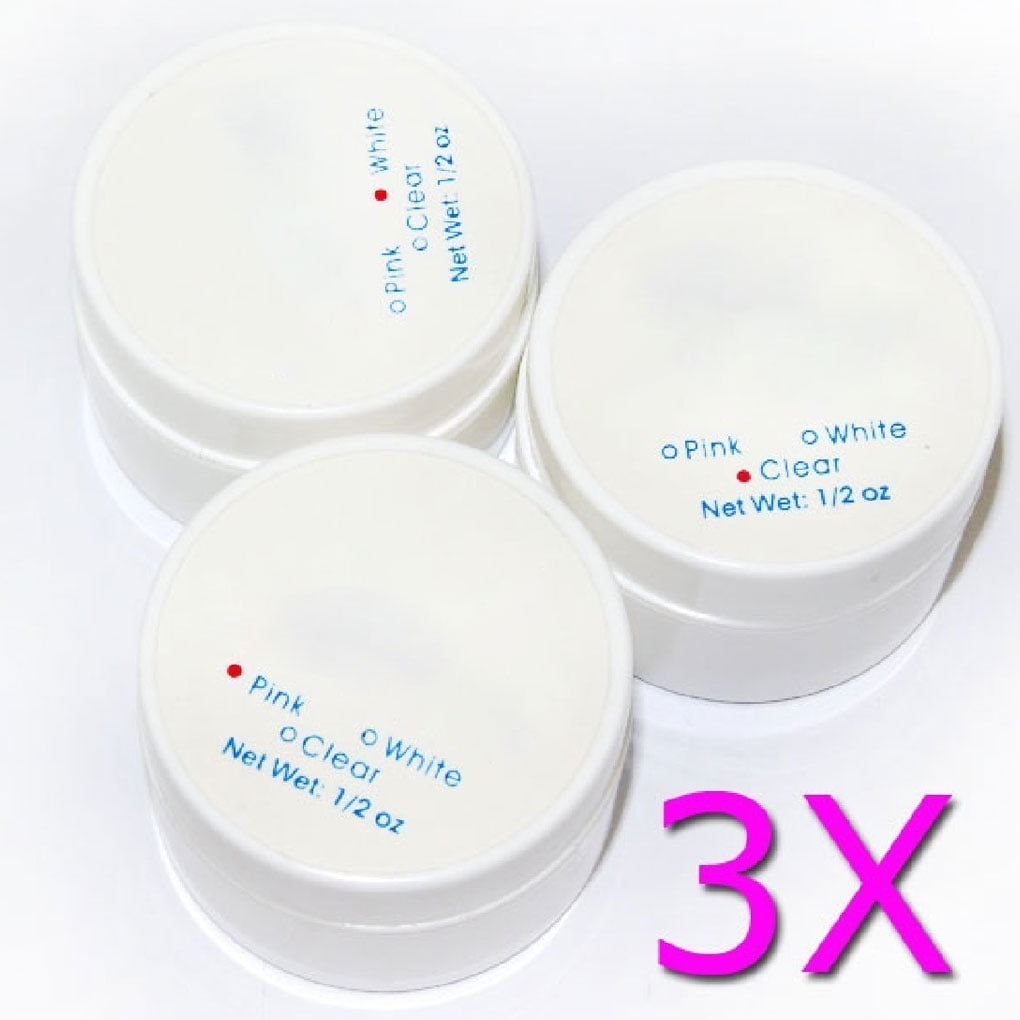 Click here for Xingzhi Pink / Clear / White Uv Builder Gel Acryli... prices