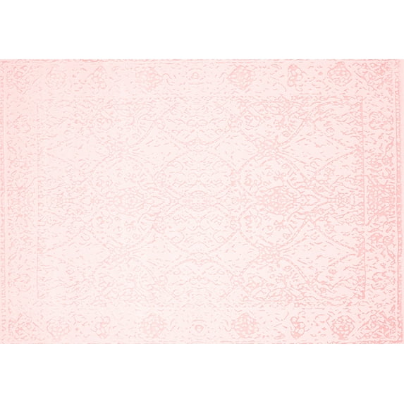 Ahgly Company Machine Washable Indoor Rectangle Solid Red Modern Area ...