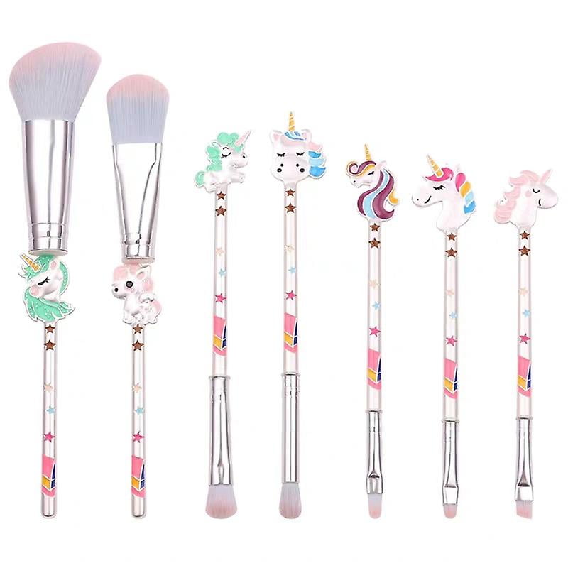 Juego de Brochas de Maquillaje CHAO 7 Varitas Mágicas de Dibujos ...
