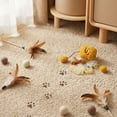 Catnip Toy For Cats, Interactive Chew Teaser With Catnip & Natural Wood ...