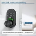 Keypad Smart Door Knob Lock, Yamiry Keyless Entry Digital Lock with ...