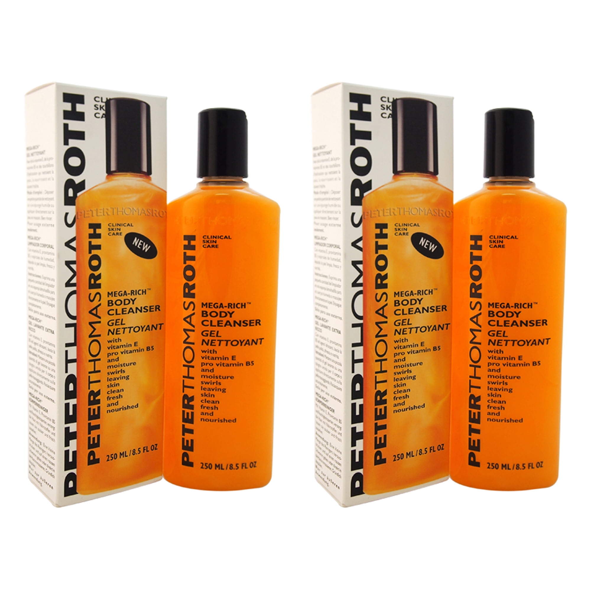 Peter Thomas Roth Mega-Rich Body Cleanser - Pack of 2, Cleanser 8.5 oz ...