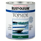 Rust-Oleum Marine Coatings Topside Gloss Boat Paint, Deep Green, Quart ...